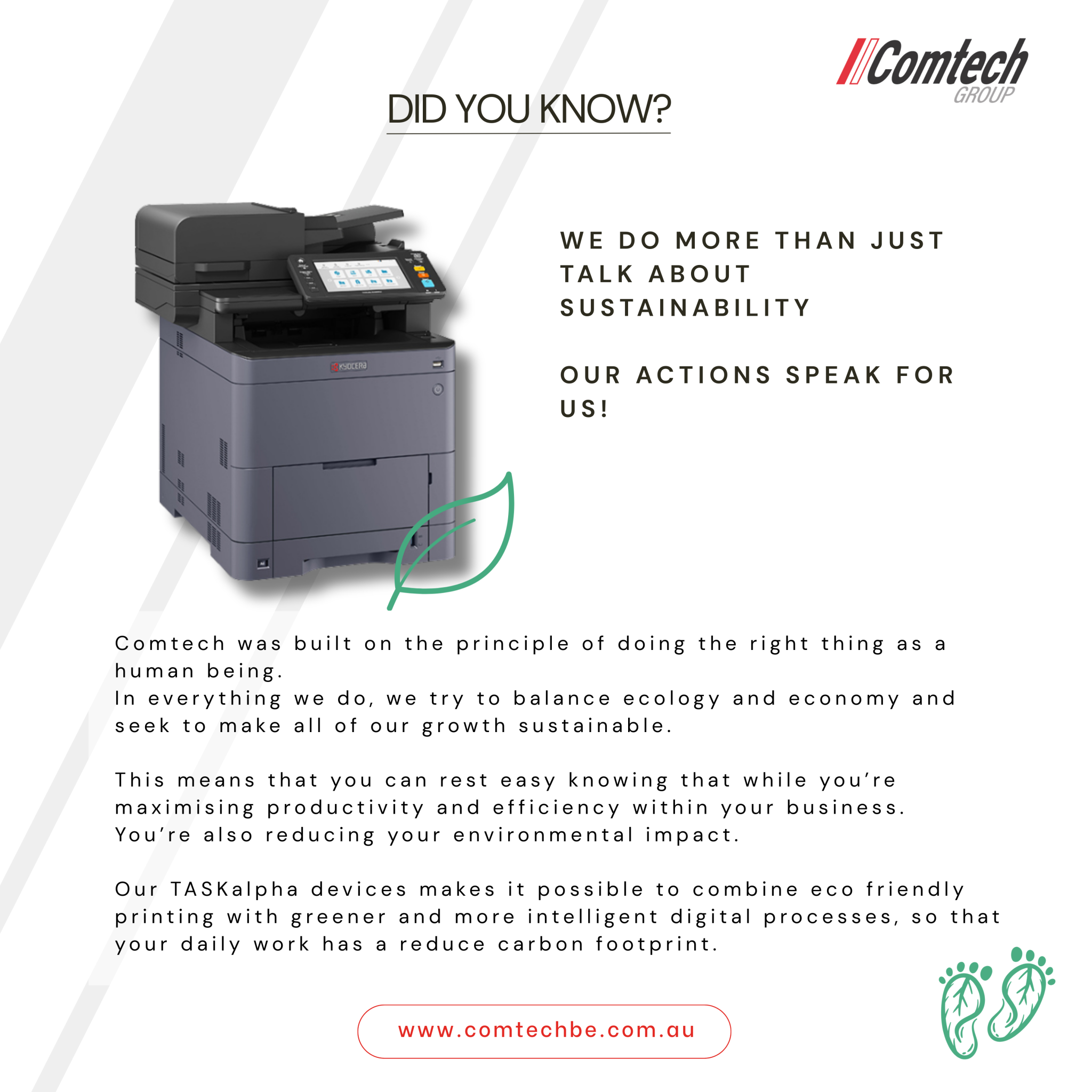 Smart Business. Greener Future. | Comtech Group | Printing, Scanning & Document Solutions - QLD ...